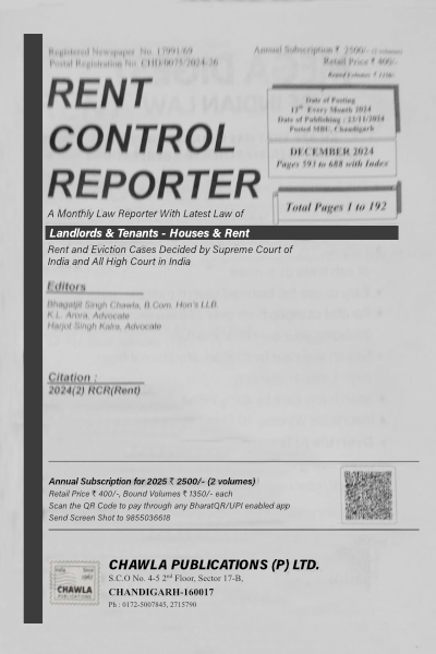 Rent Control Reporter (Monthly) | RCR (Rent) 2026 Annual Subscription ...
